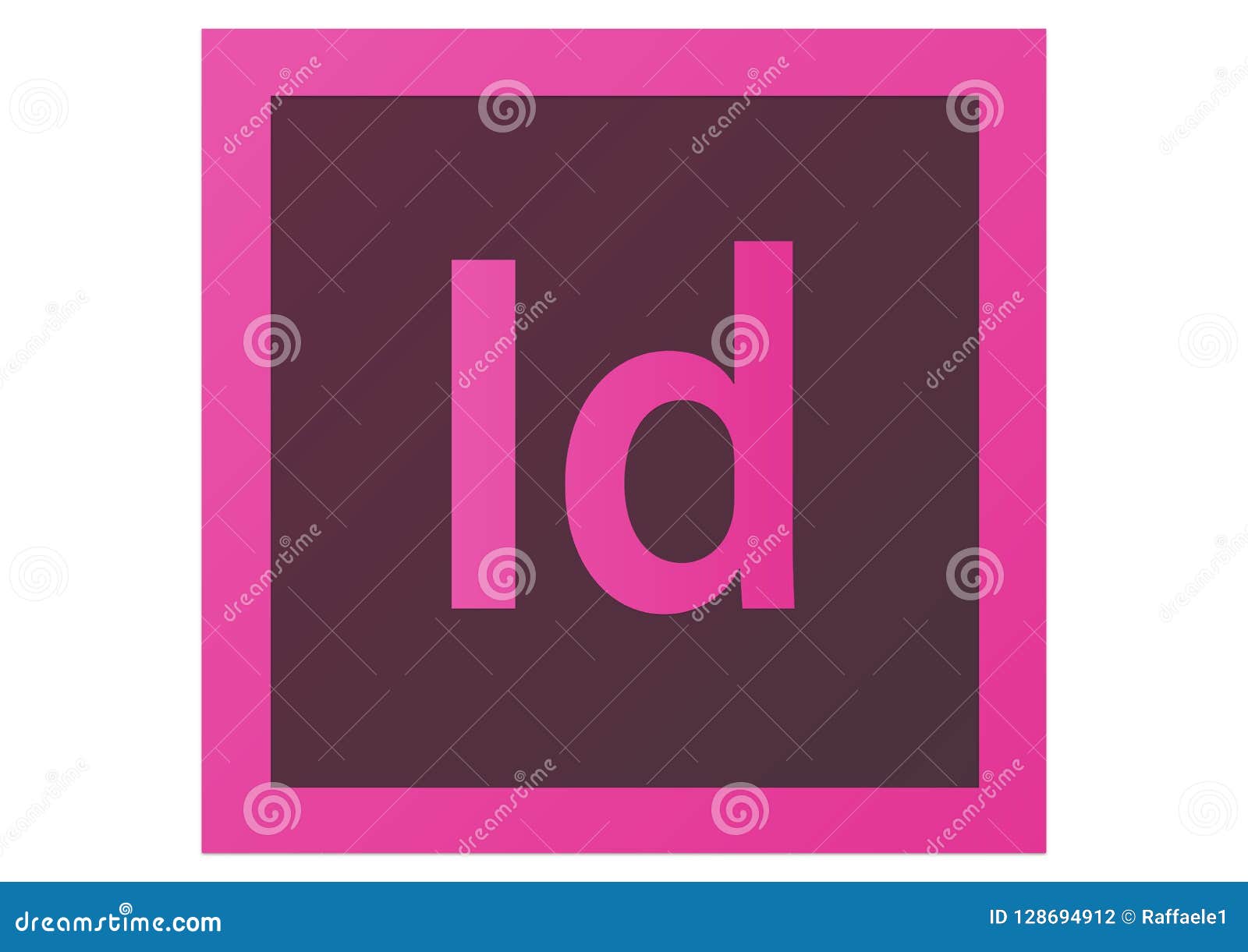 Logotipo De Adobe Indesign CS6 Fotografia Editorial - Ilustração de ...