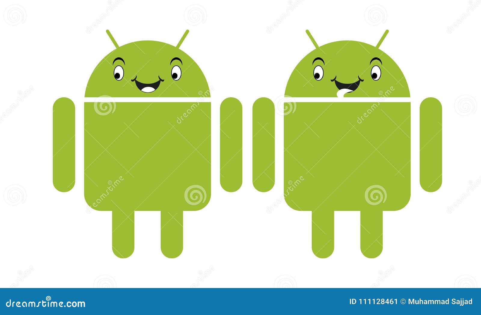 Logotipo de Android foto editorial. Ilustración de verde - 111128461