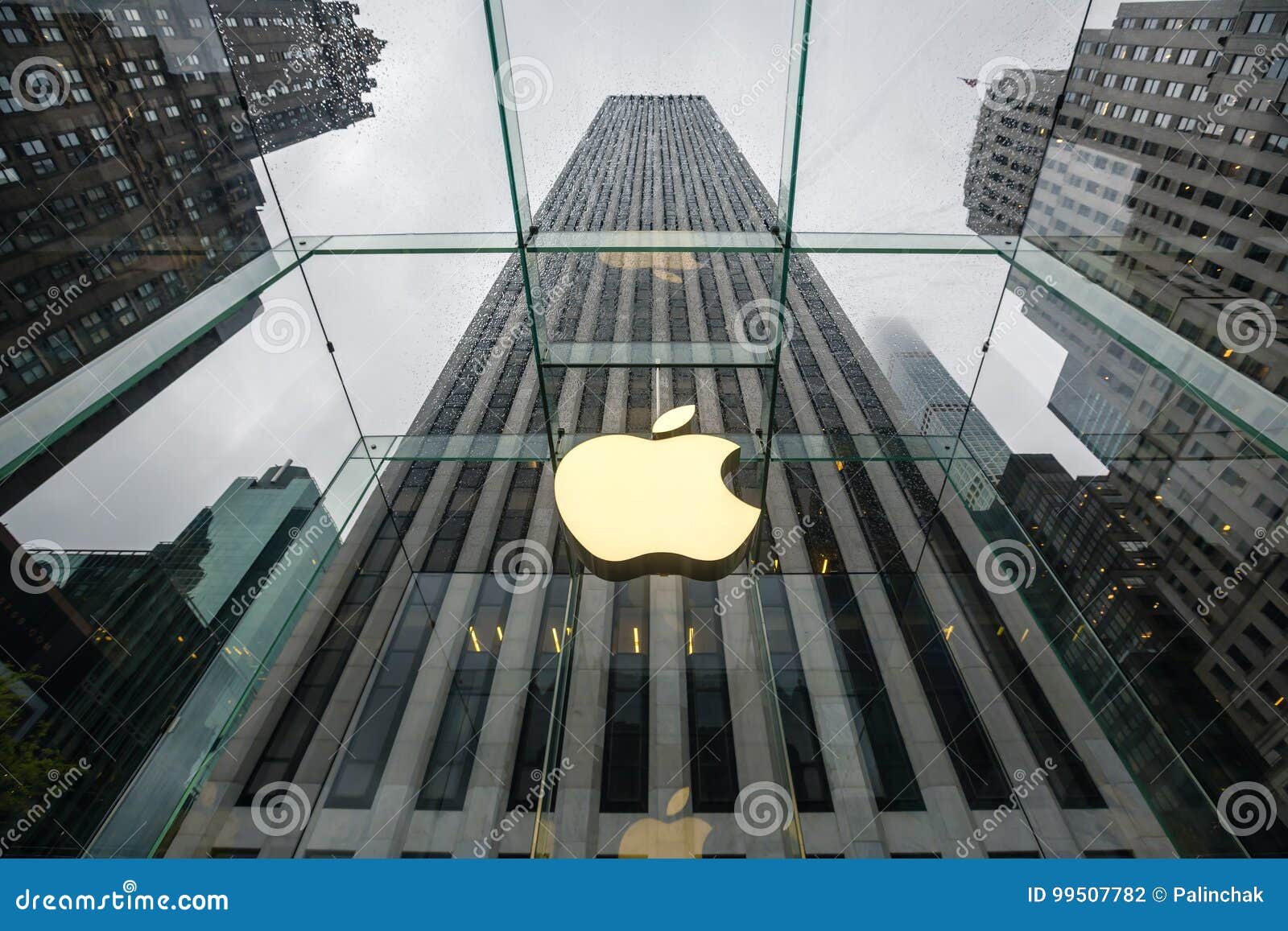 Logotipo De Apple Store Na Entrada a Apple Store Fotografia Editorial ...