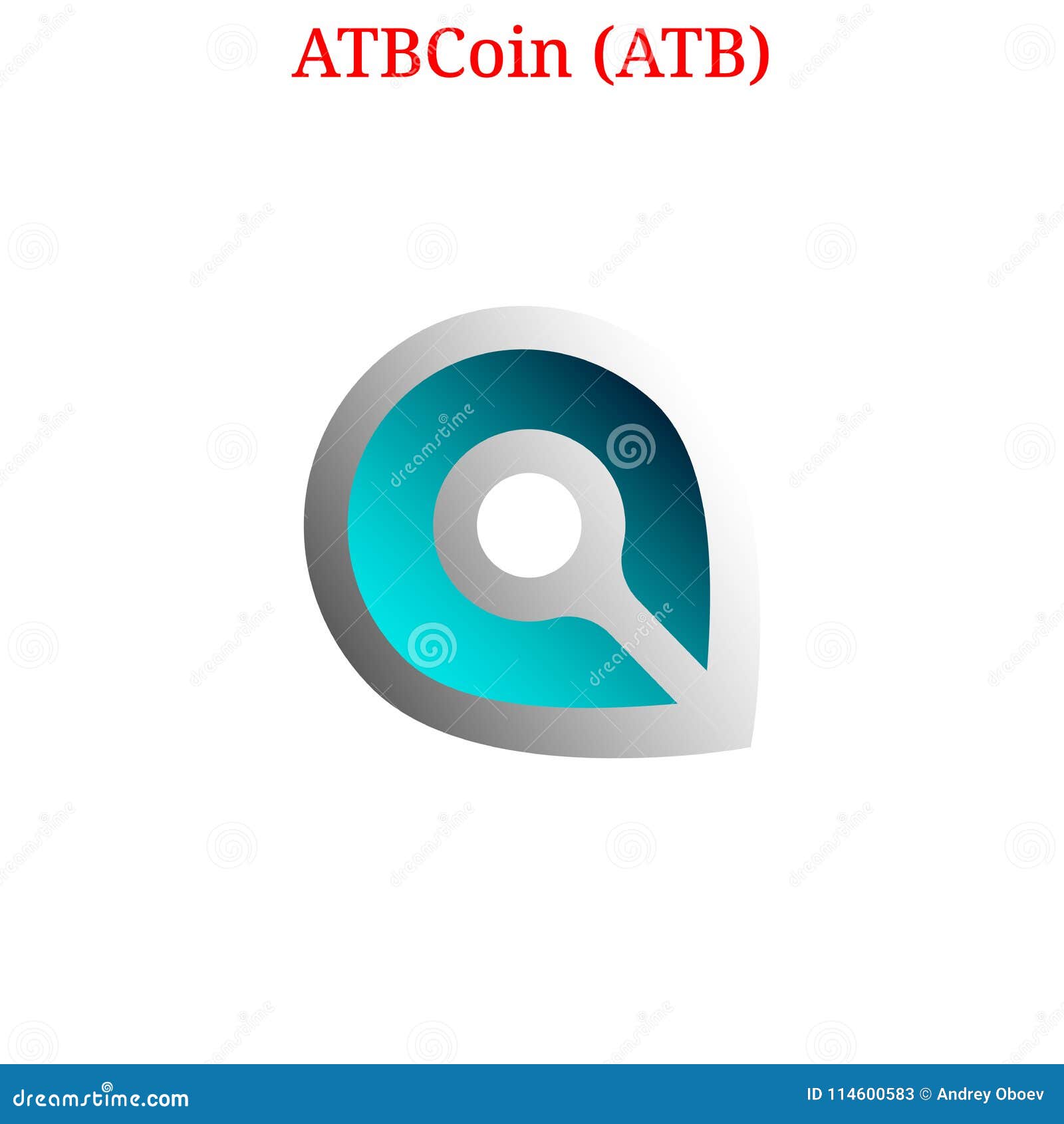 Logotipo De ATBCoin ATB Del Vector Ilustración del Vector - Ilustración ...