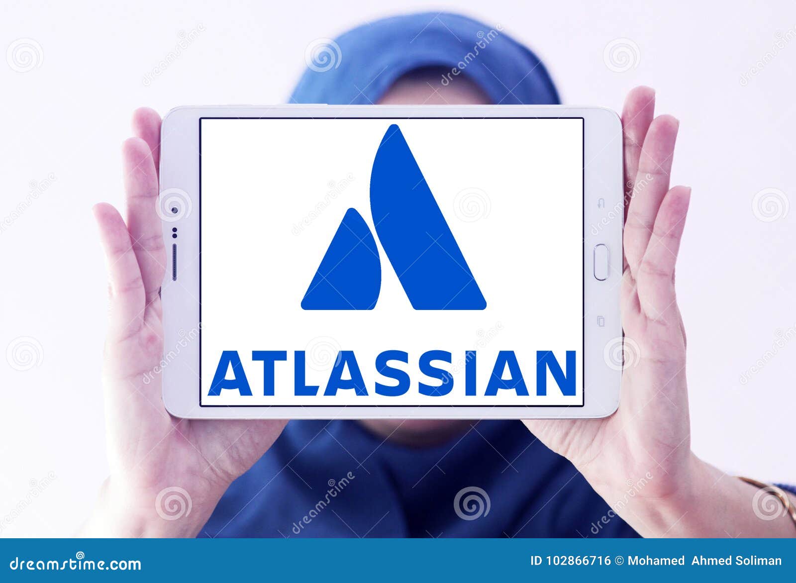 Logotipo De Atlassian Corporation Foto editorial - Imagen de editorial ...