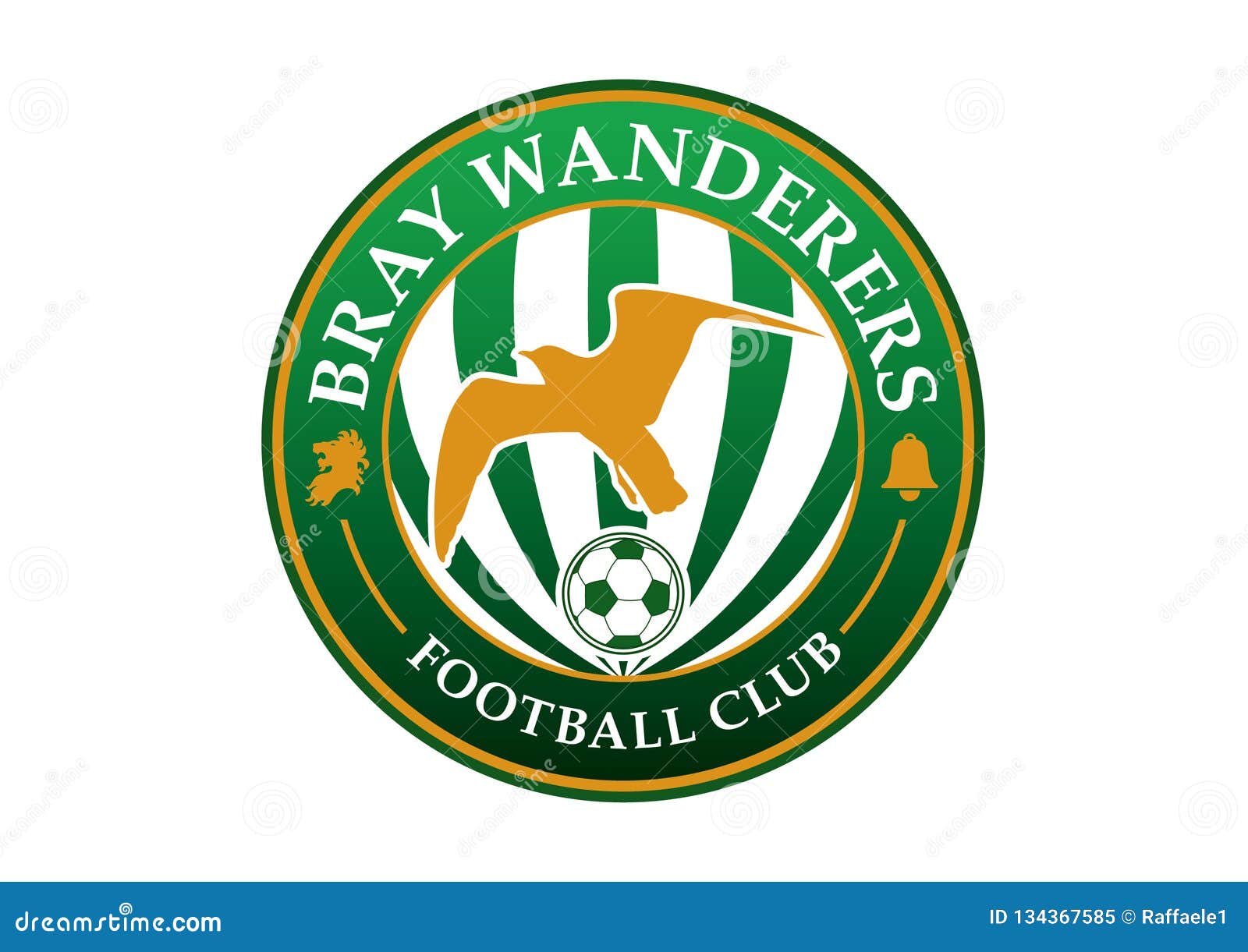 Logotipo De Bray Wanderers FC Imagen editorial - Ilustración de ...
