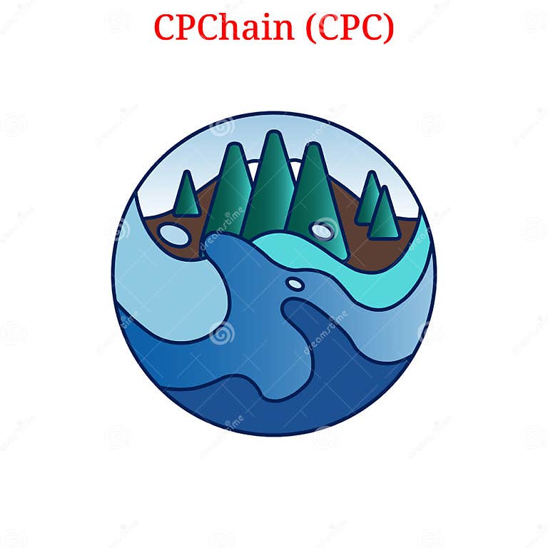 Logotipo De CPChain CPC Del Vector Ilustración del Vector - Ilustración de divisa, conjunto ...