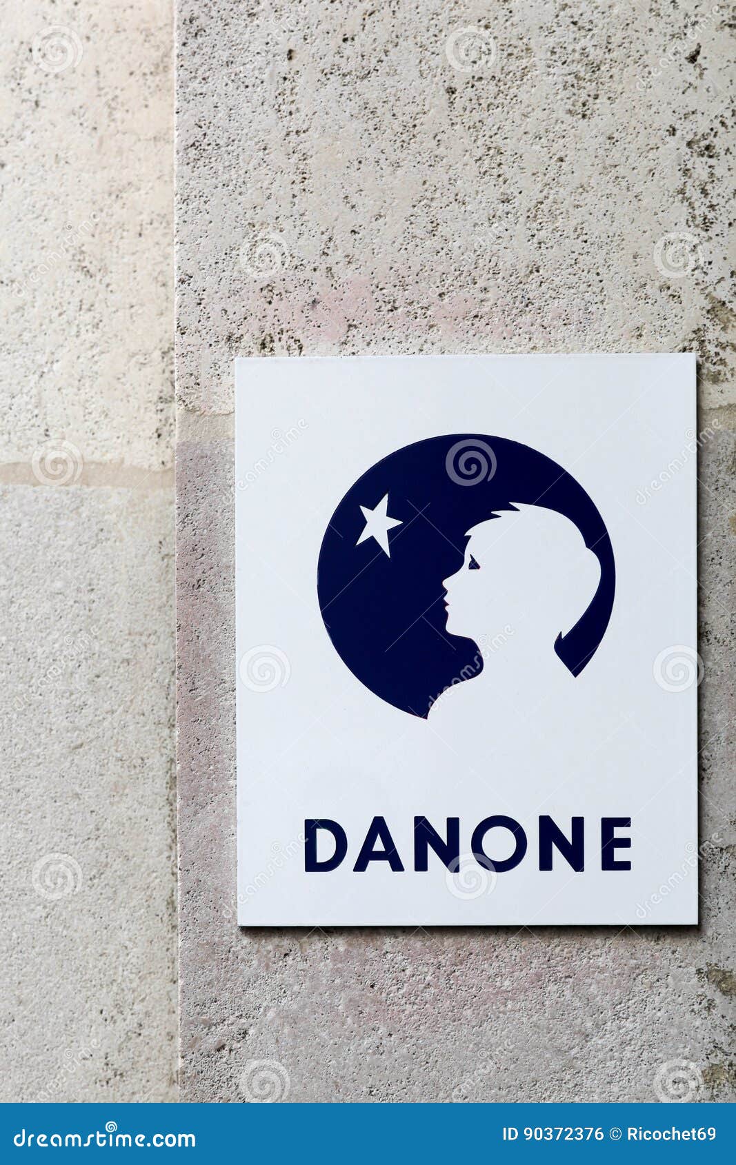 Logotipo De Danone En Una Pared Foto editorial - Imagen de muestra ...