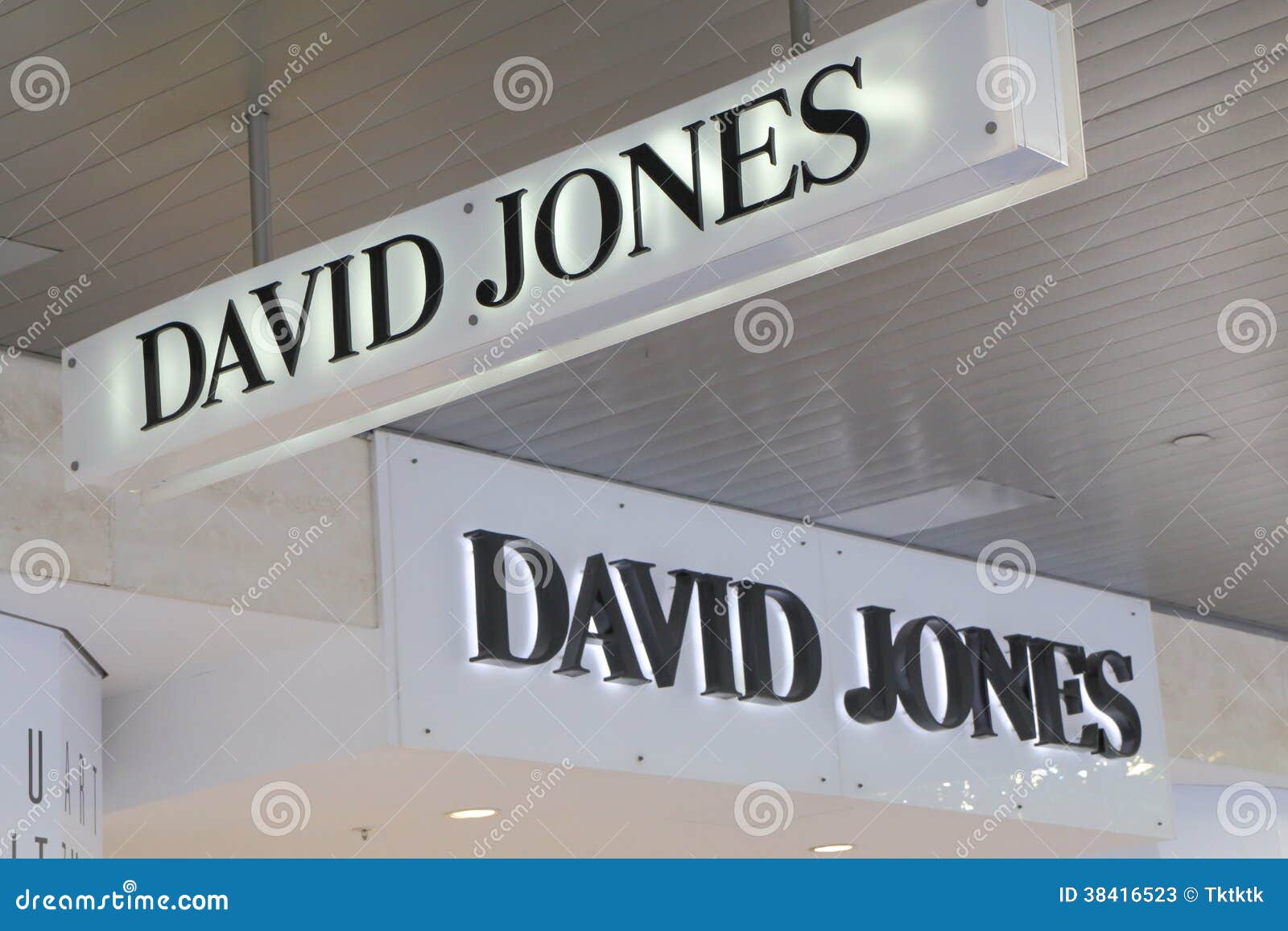 Logotipo de David Jones foto de archivo editorial. Imagen de cultura ...