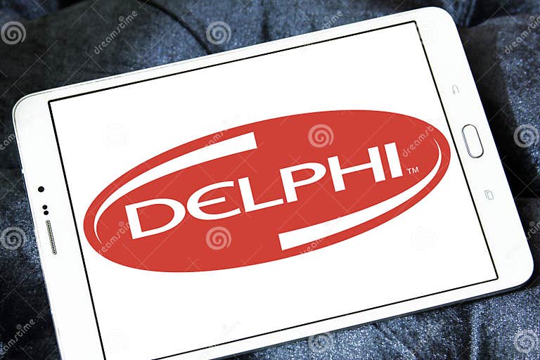 Logotipo De Delphi Technologies Fotografia Editorial - Imagem de ...