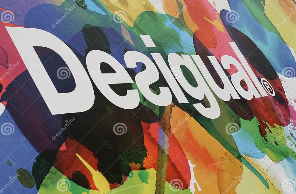 Logotipo de Desigual imagem editorial. Imagem de colorido - 19444785
