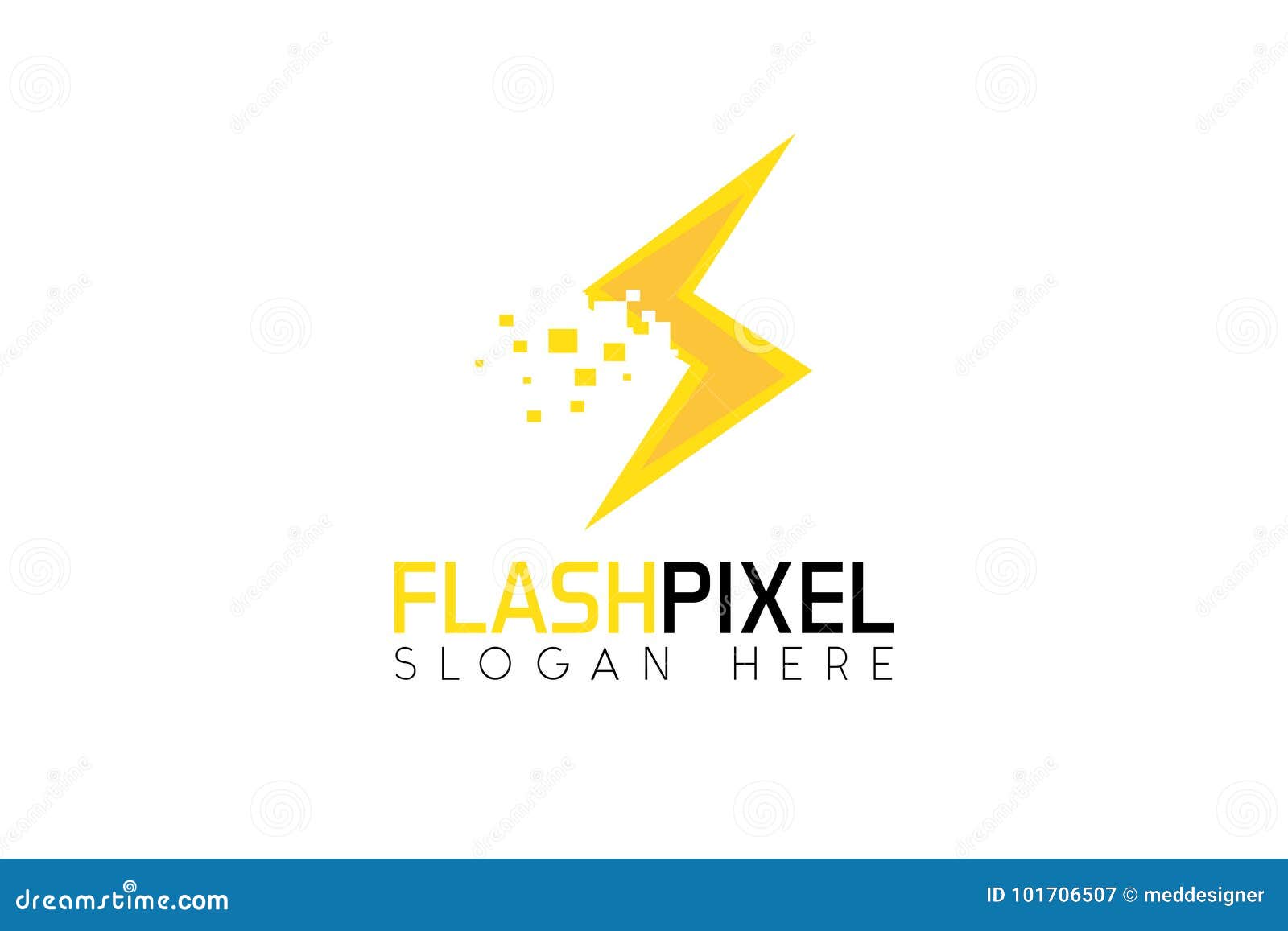Logotipo De Destello Del Pixel Ilustración del Vector - Ilustración de ...