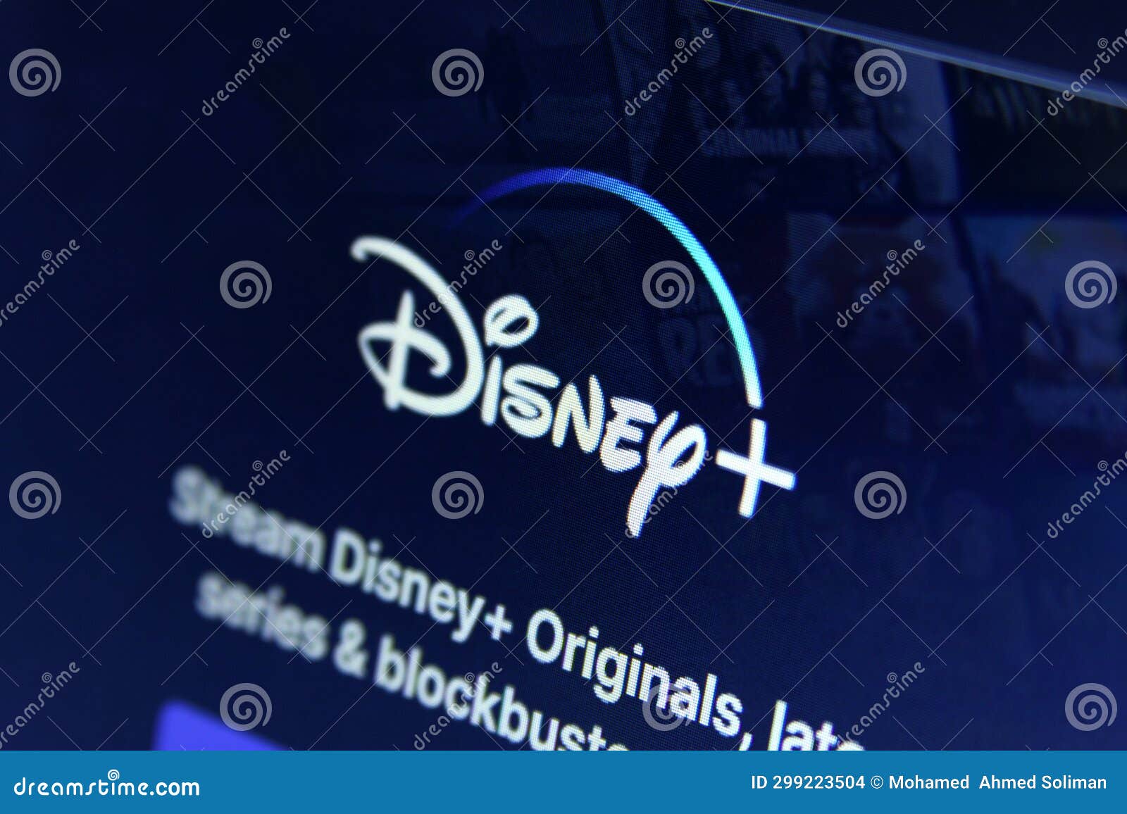 Logotipo de disney plus imagen de archivo editorial. Ilustración de ...