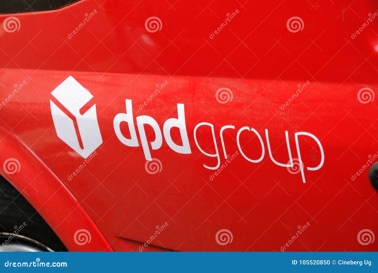 Logotipo de DPD imagem editorial. Imagem de cliente - 105520850