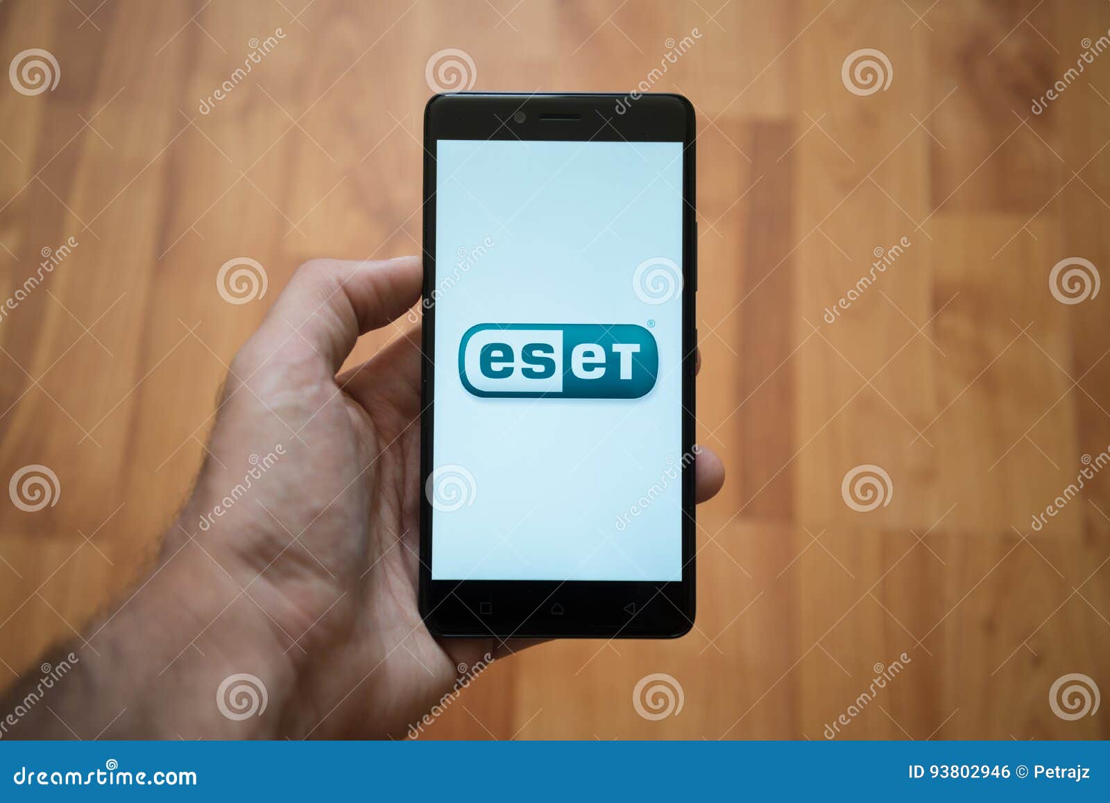 Logotipo De Eset Na Tela Do Smartphone Foto Editorial - Imagem de ...