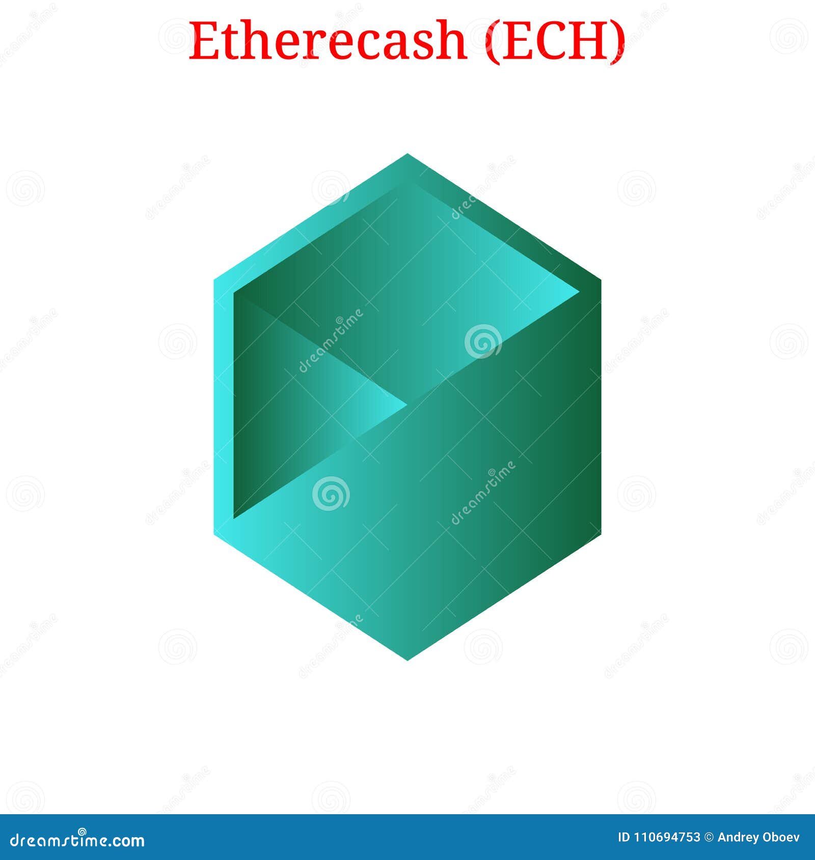 Logotipo De Etherecash ECH Del Vector Ilustración del Vector ...