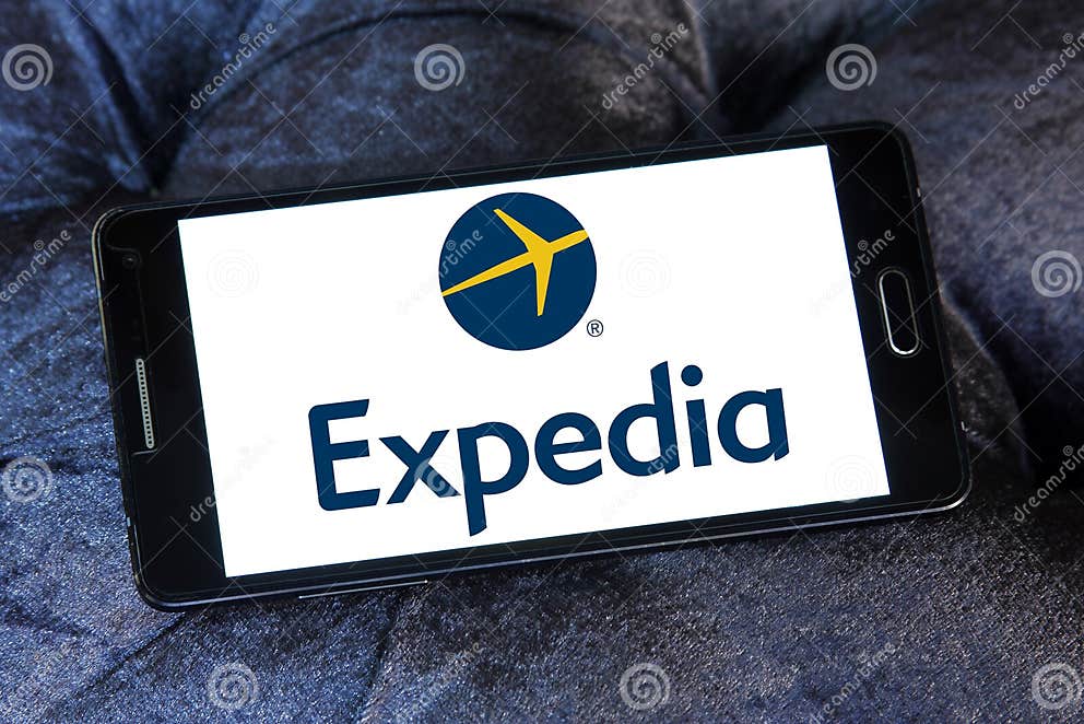 Logotipo de Expedia imagen editorial. Imagen de conjuntos - 105554115