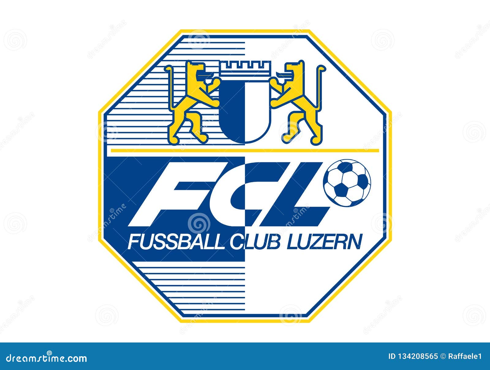 Logotipo de FC Lucerna imagen editorial. Ilustración de mundo - 134208565