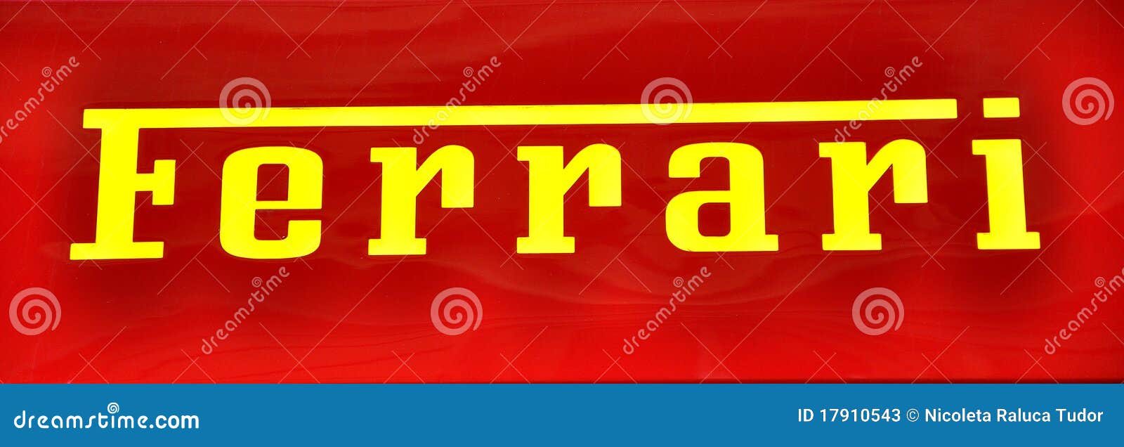 Logotipo de Ferrari foto de stock editorial. Imagem de creativo - 17910543