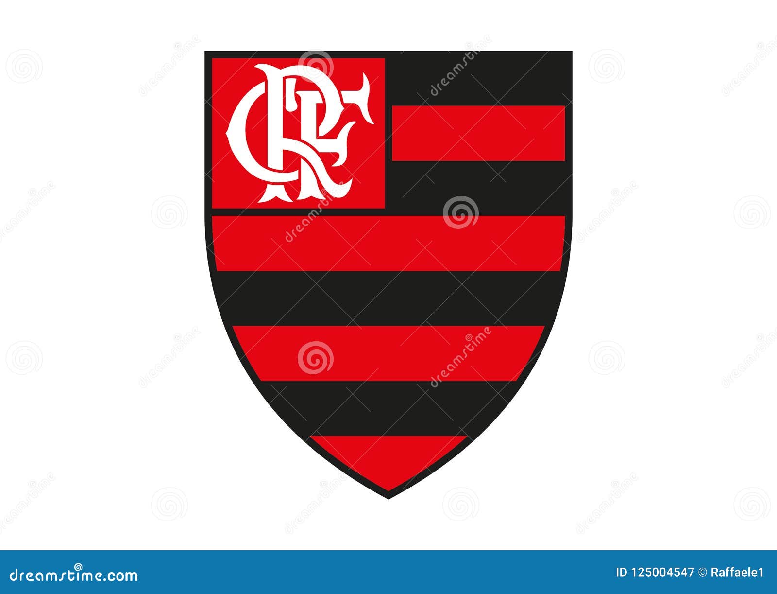 Logotipo de Flamengo fotografía editorial. Ilustración de vector ...
