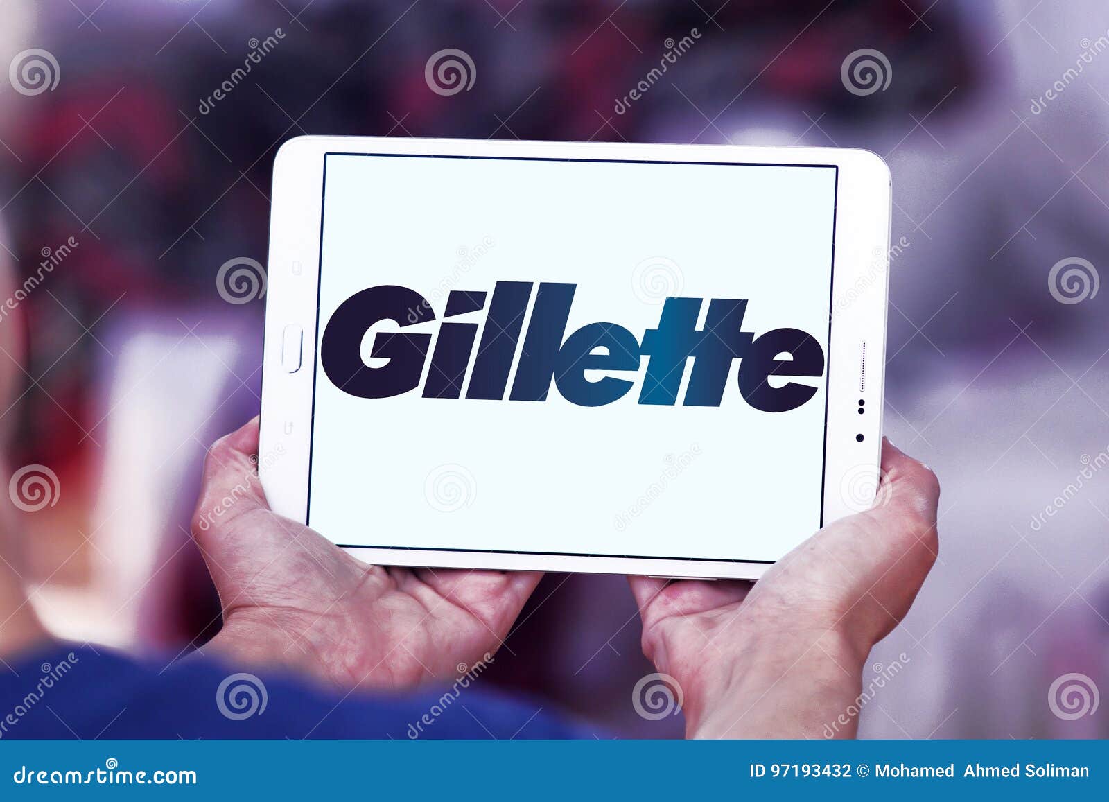 Logotipo de Gillette fotografia editorial. Imagem de navalha - 97193432