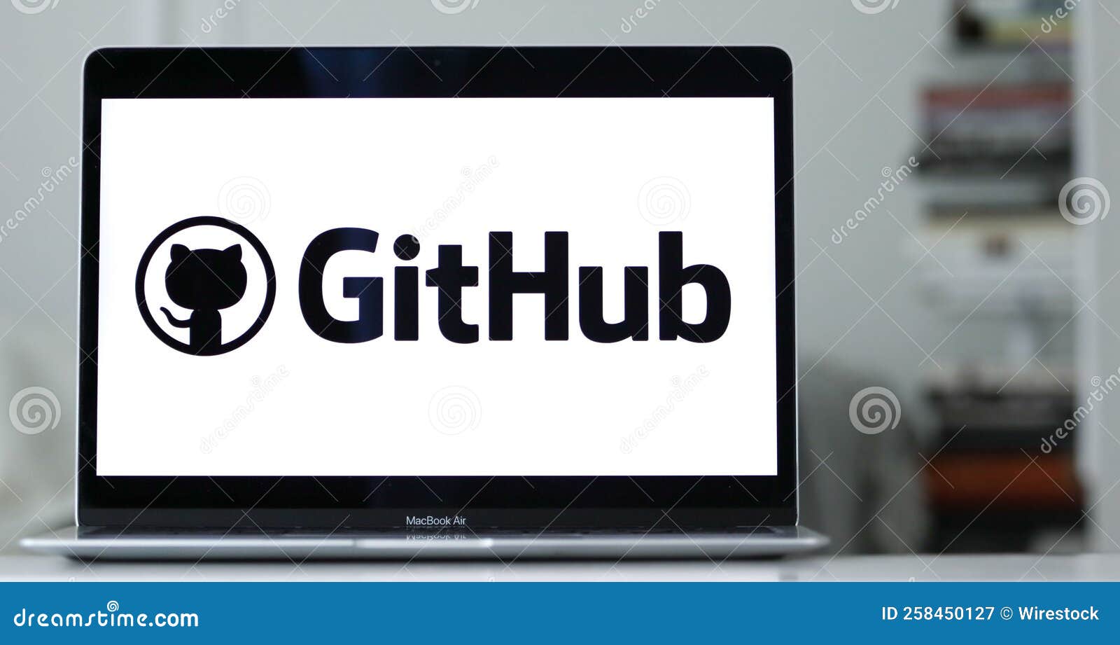 Logotipo De Github Un Servicio De Microsoftware Que Proporciona Almacenamiento De Internet Para ...