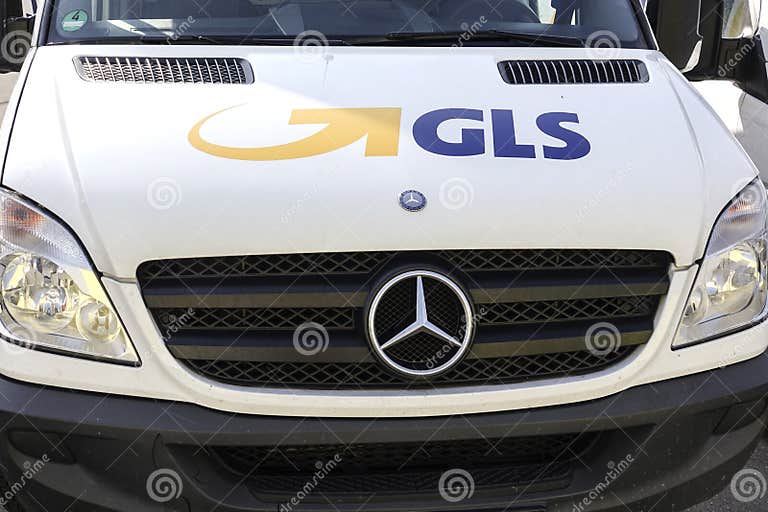 Logotipo de GLS foto editorial. Imagen de comercial - 118109256