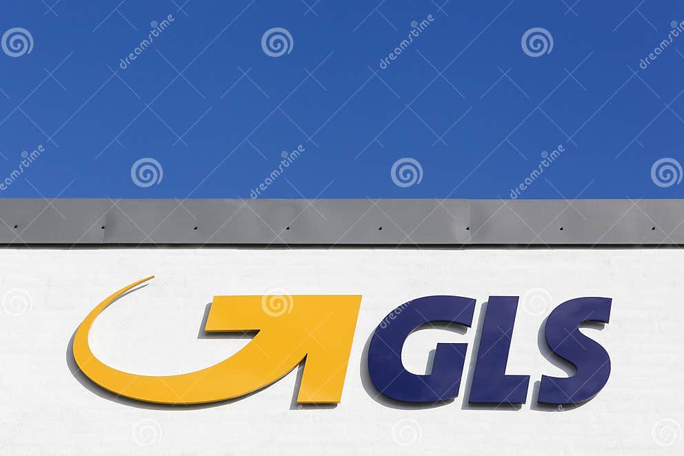 Logotipo De GLS Em Uma Parede Foto Editorial - Imagem de geral, firma ...