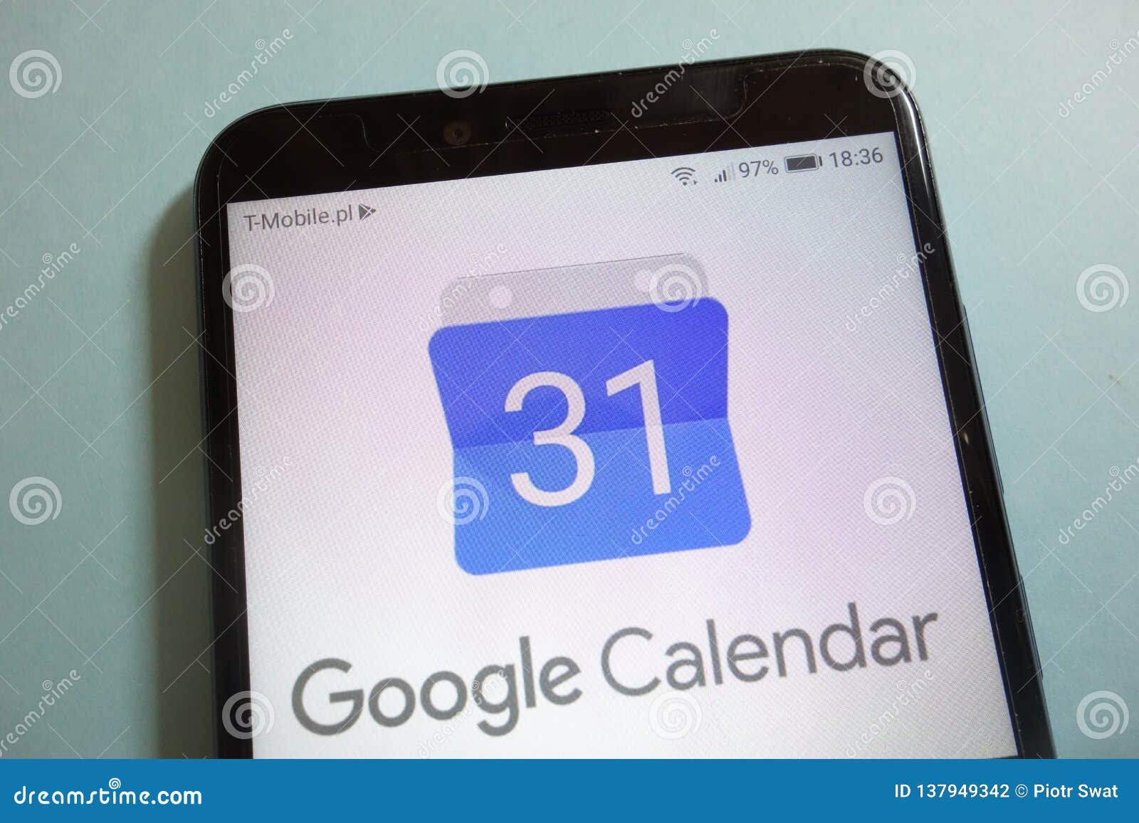 Logotipo De Google Calendar No Smartphone Fotografia Editorial - Imagem ...