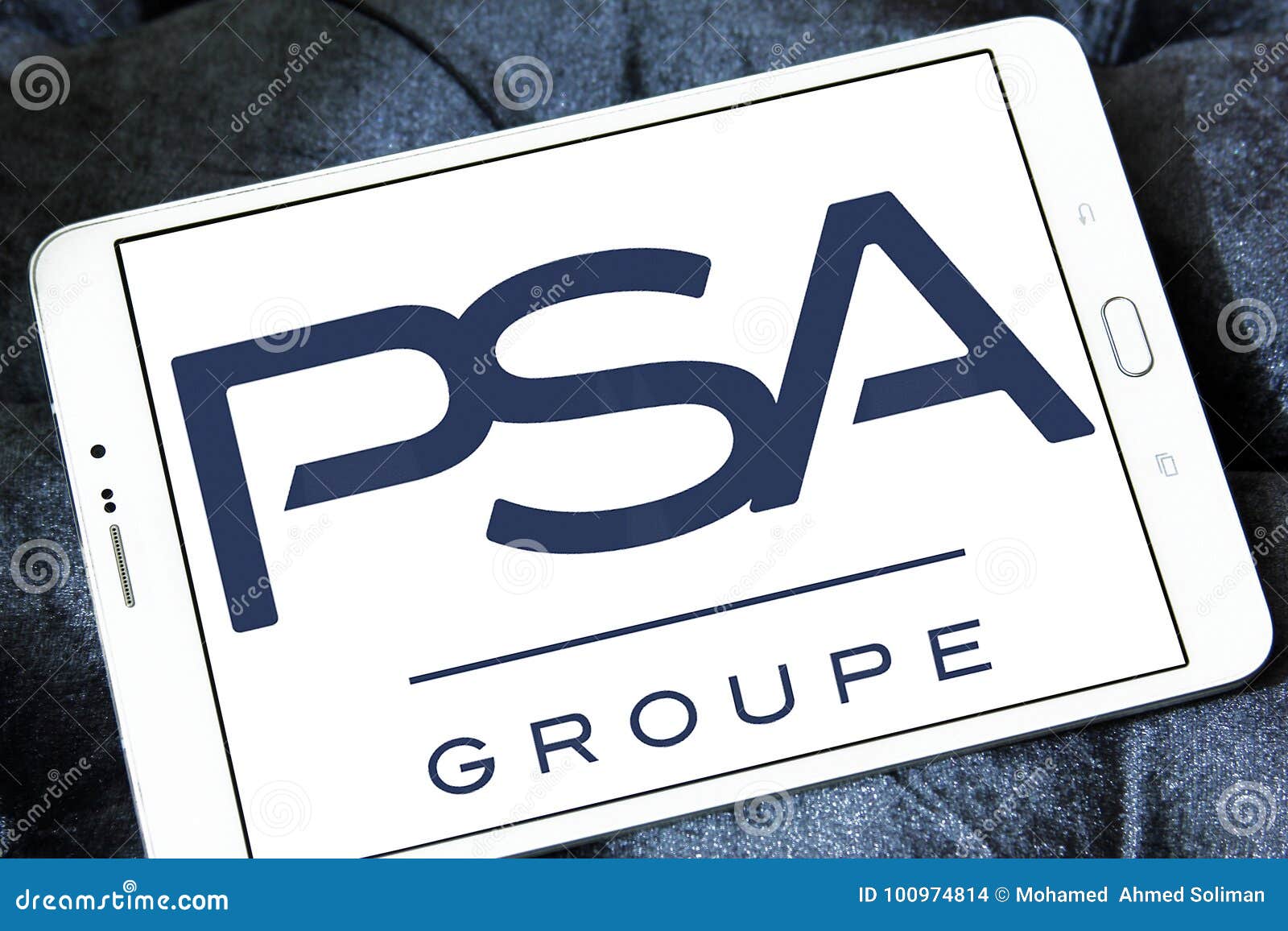 Logotipo de Groupe PSA imagen de archivo editorial. Imagen de automotor ...