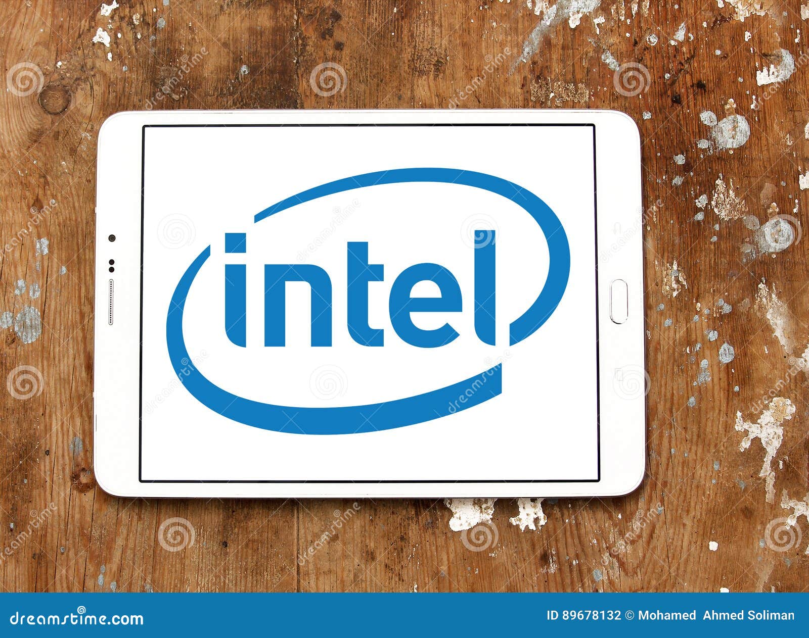 Logotipo de Intel fotografía editorial. Imagen de hardware - 89678132