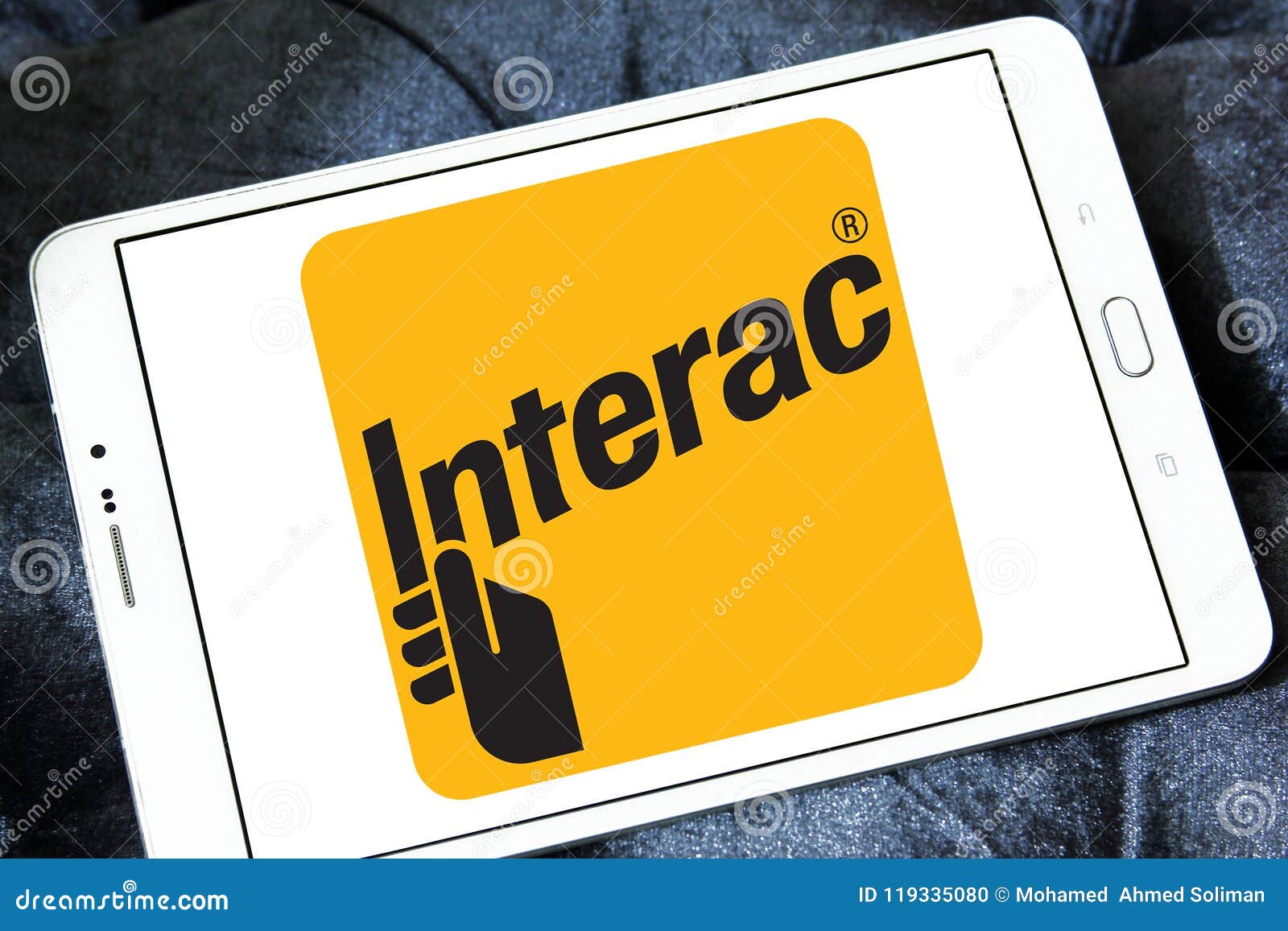 Logotipo De Interac Corporation Imagen editorial - Imagen de marca ...