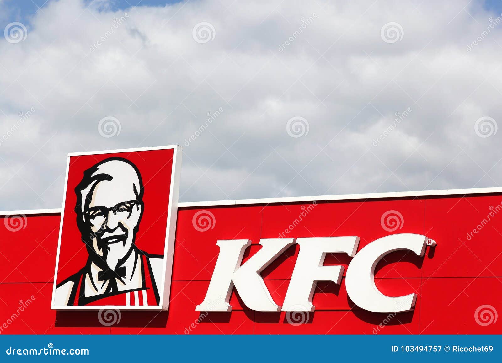Logotipo De KFC Em Uma Parede Fotografia Editorial - Imagem de logotipo ...