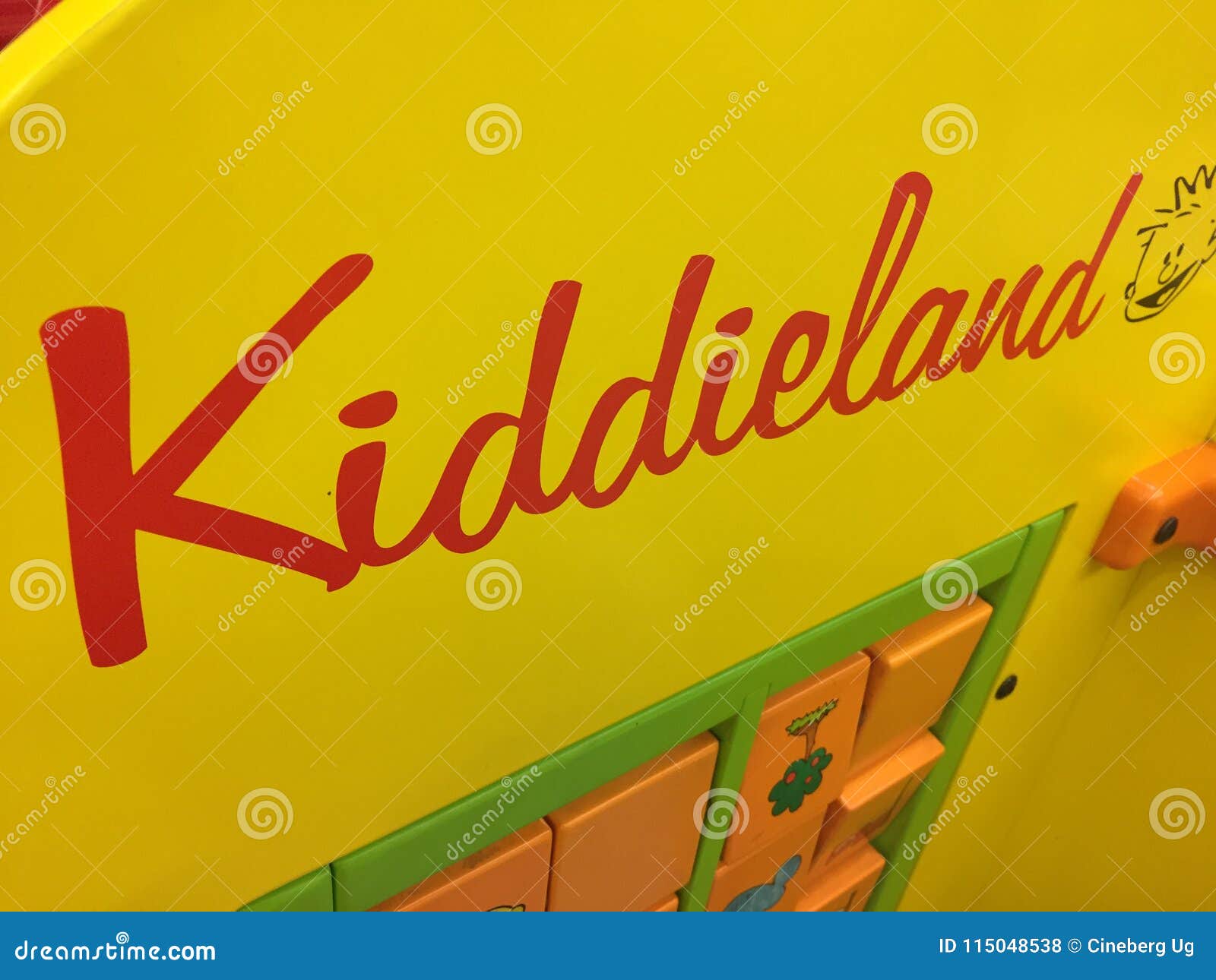 Logotipo de Kiddieland foto de archivo editorial. Imagen de cabritos ...