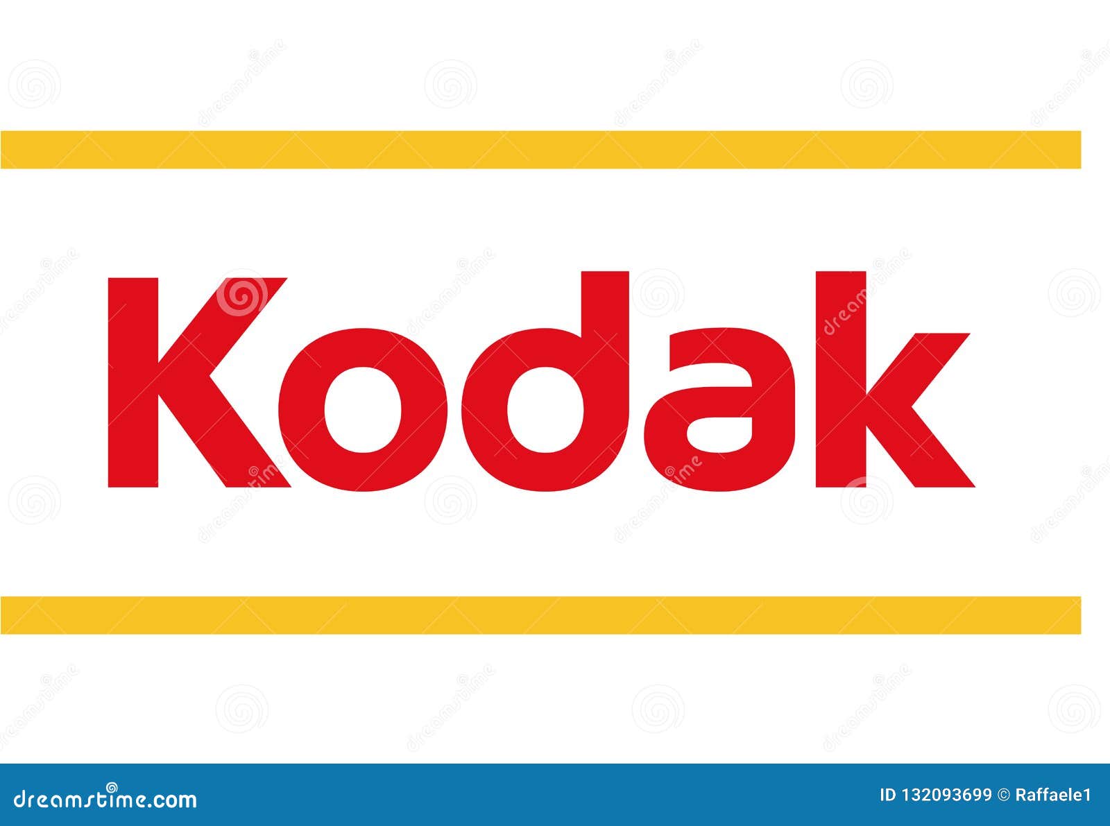 Logotipo de Kodak imagen de archivo editorial. Ilustración de internet - 132093699