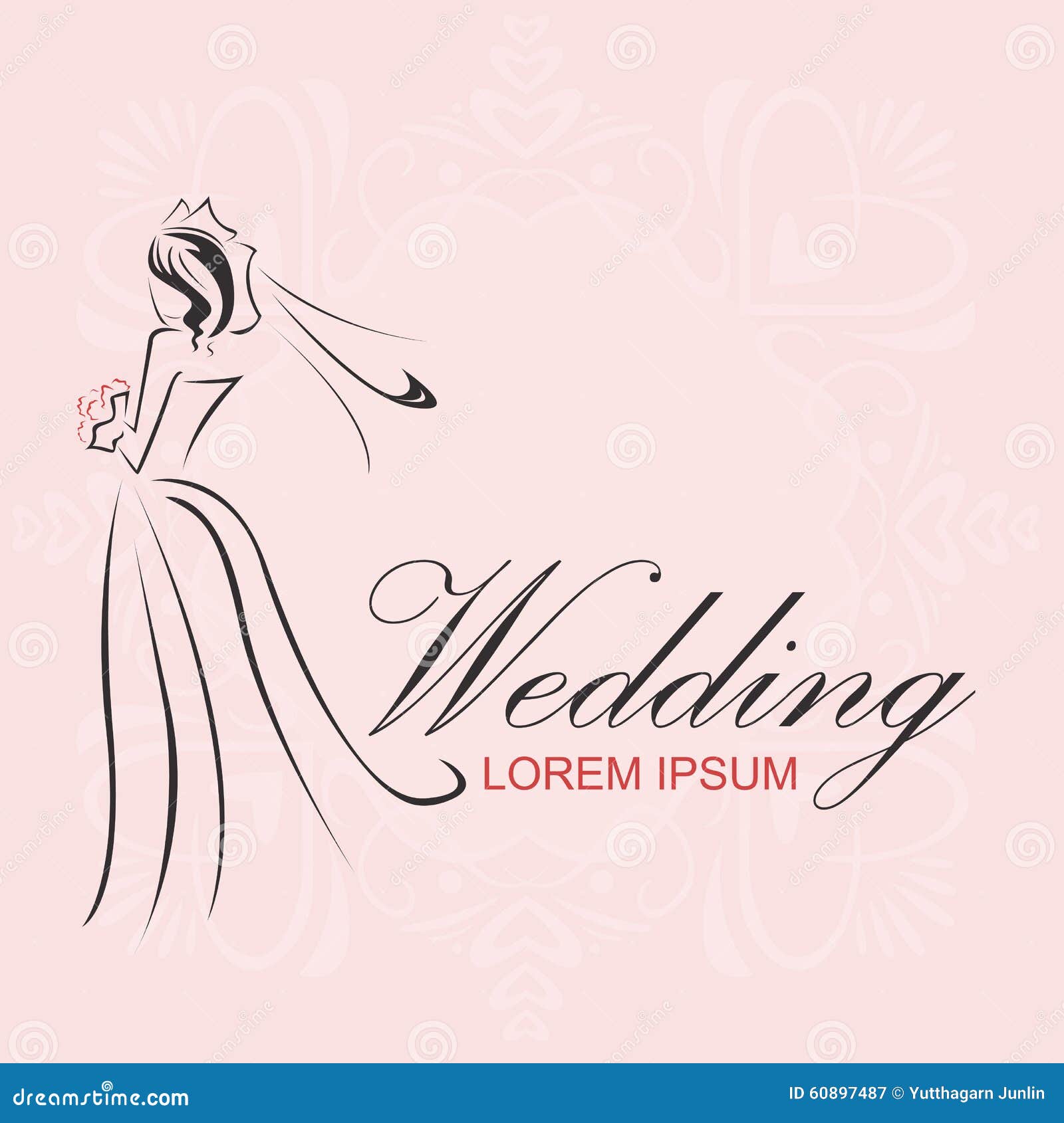 Logotipo de la boda ilustración del vector. Ilustración de enganche ...