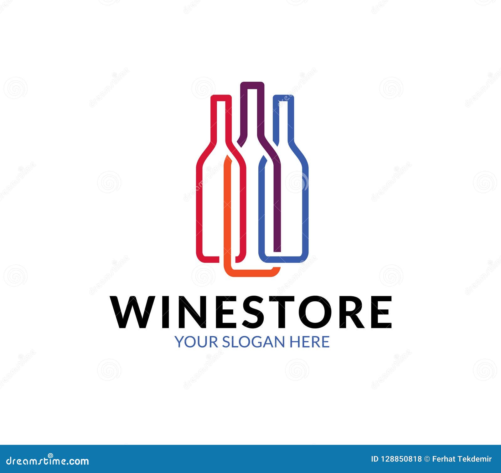 Logotipo de la bodega ilustración del vector. Ilustración de ...