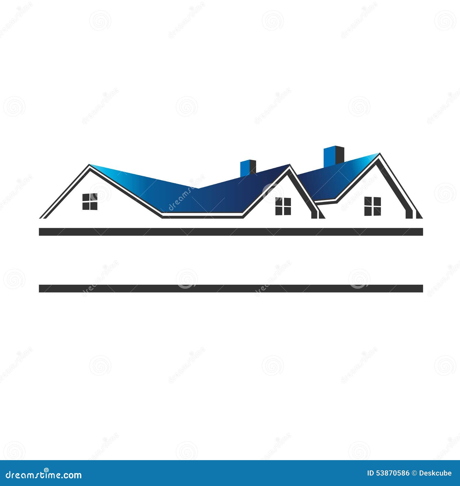 Logotipo de la casa ilustración del vector. Ilustración de azotea ...