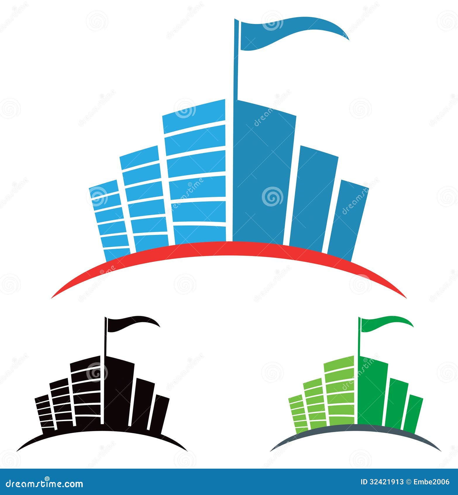 Logotipo de la ciudad ilustración del vector. Ilustración de icono ...