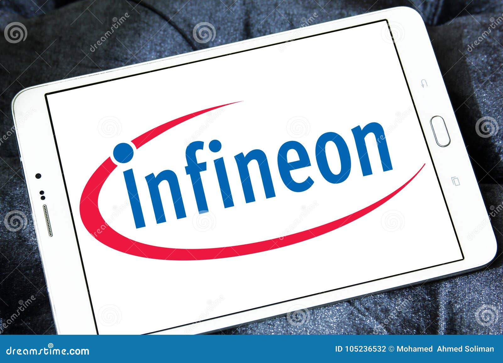 Logotipo De La Compañía De Infineon Technologies Fotografía editorial ...