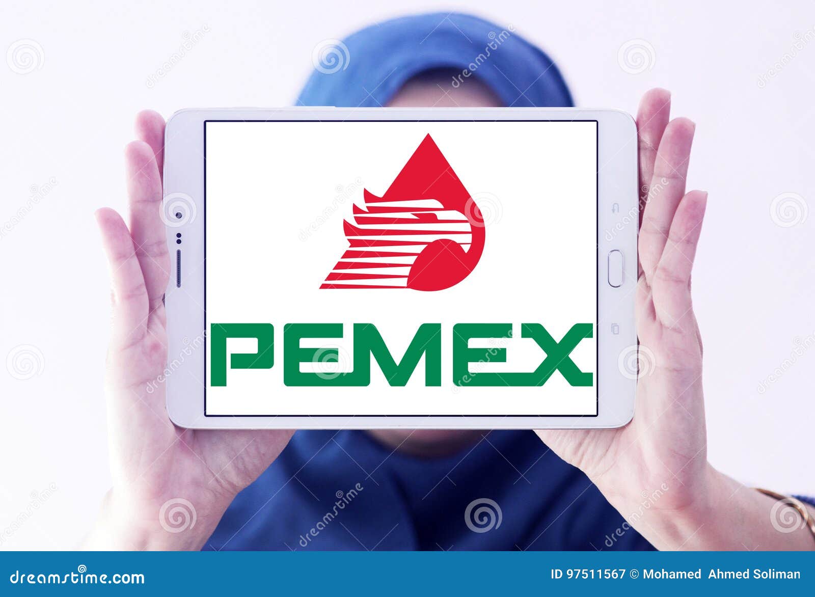 Logotipo De La Compañía Petrolera De Pemex Fotografía editorial ...
