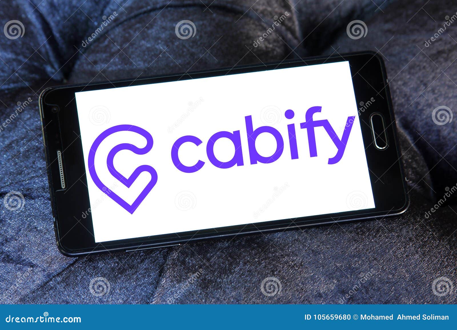 Logotipo De La Compañía De La Red Del Transporte De Cabify Imagen ...