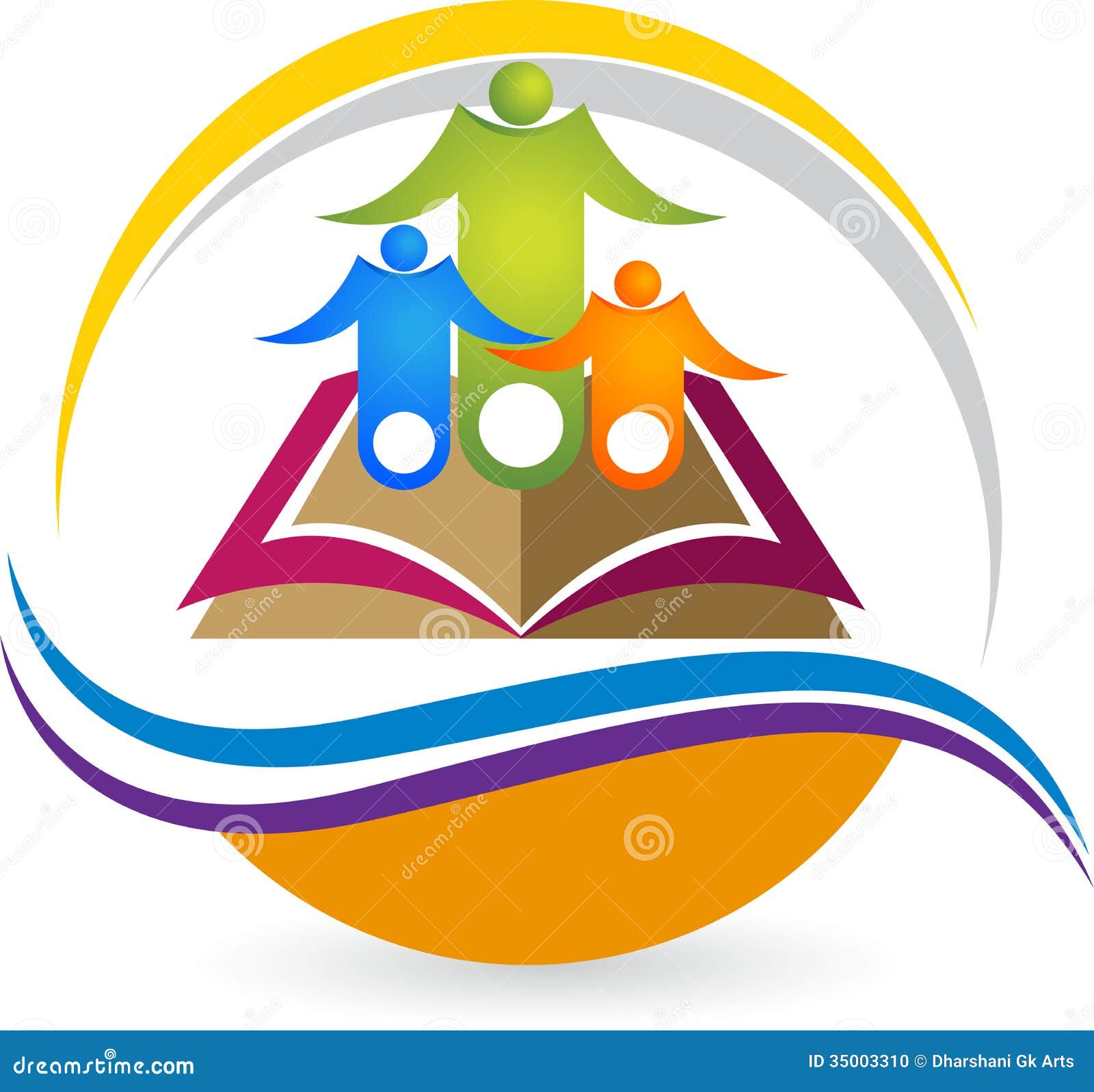 Logotipo de la educación ilustración del vector. Ilustración de ...