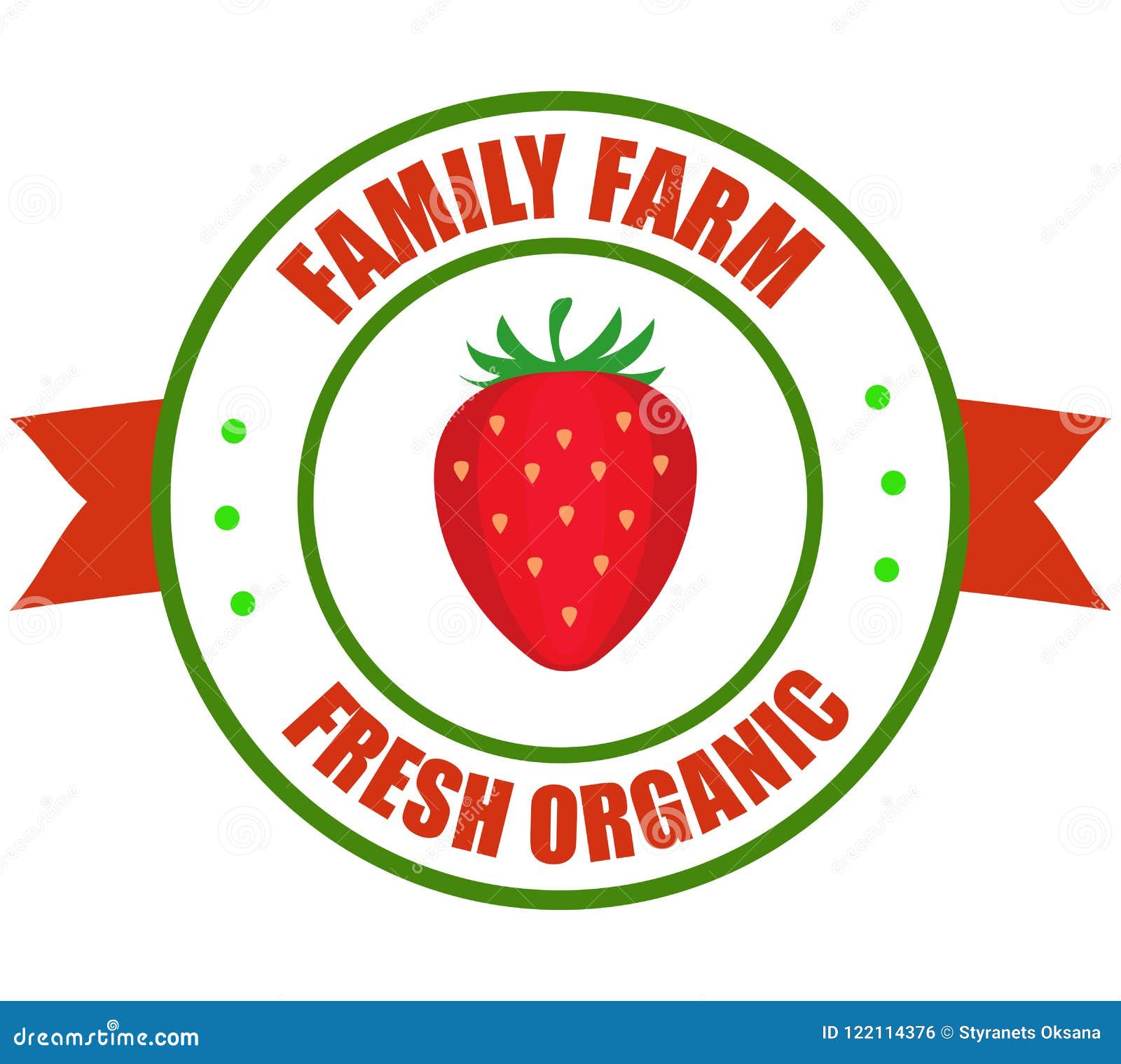 Logotipo de la fresa ilustración del vector. Ilustración de alimento ...