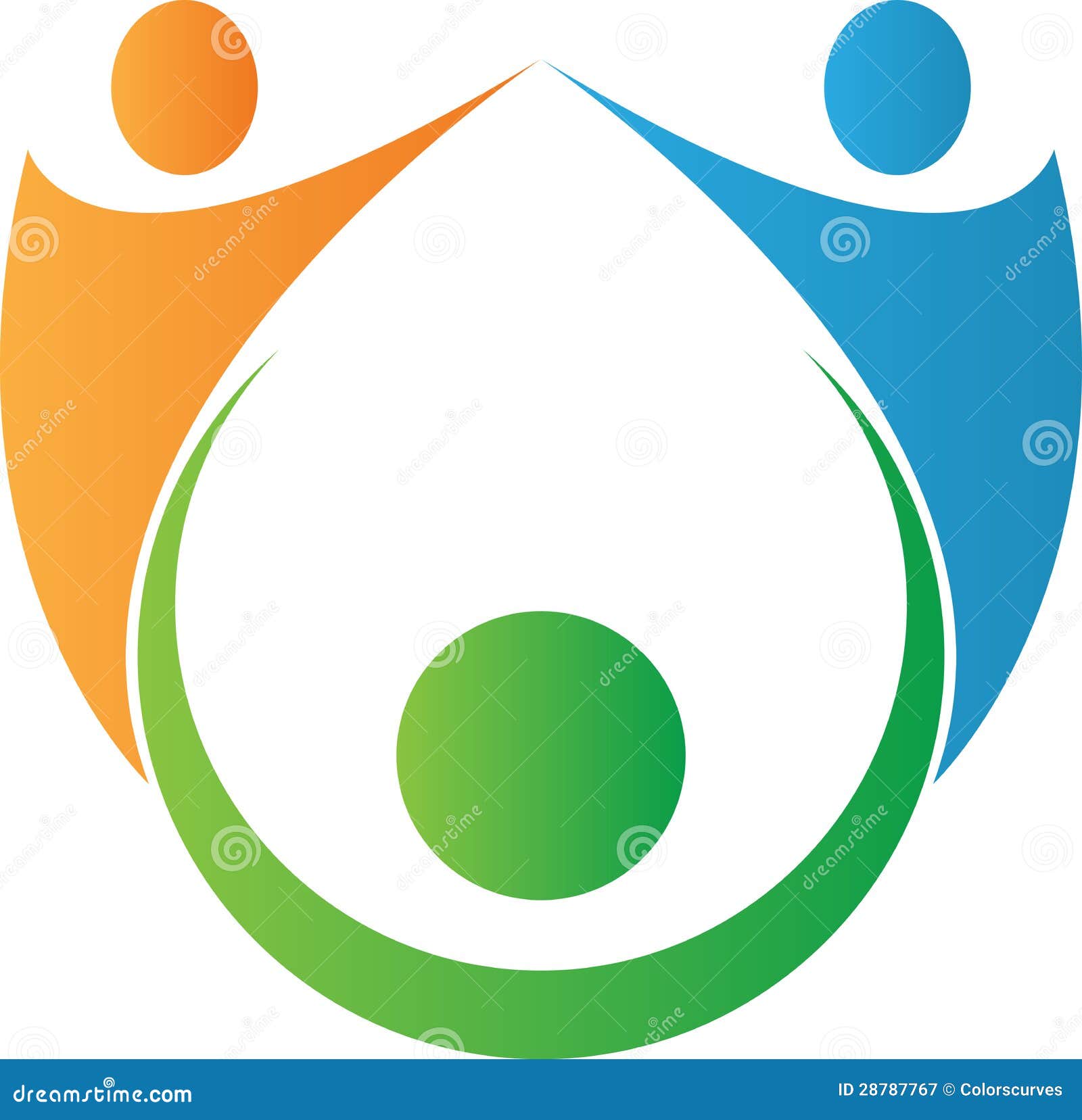 Logotipo De La Gente De Las Personas Ilustración del Vector ...