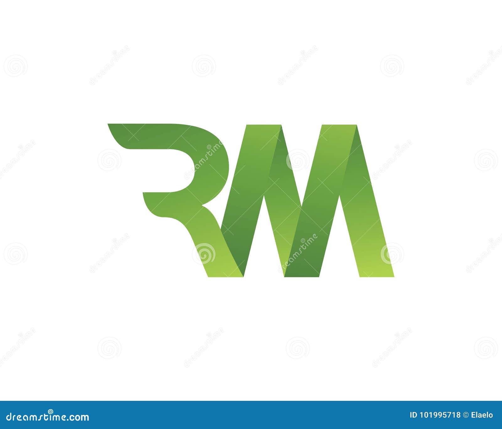 Logotipo De La Letra Del RM Ilustración del Vector - Ilustración de ...
