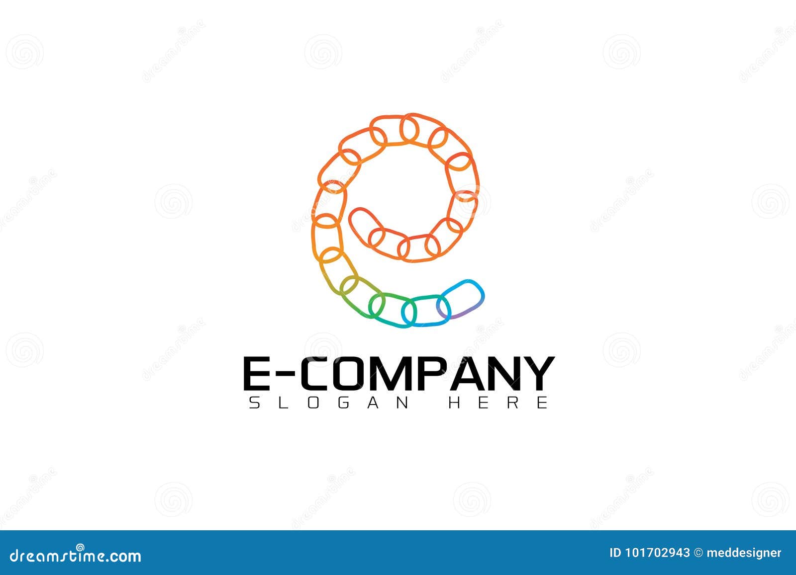 Logotipo de la letra de E ilustración del vector. Ilustración de ...