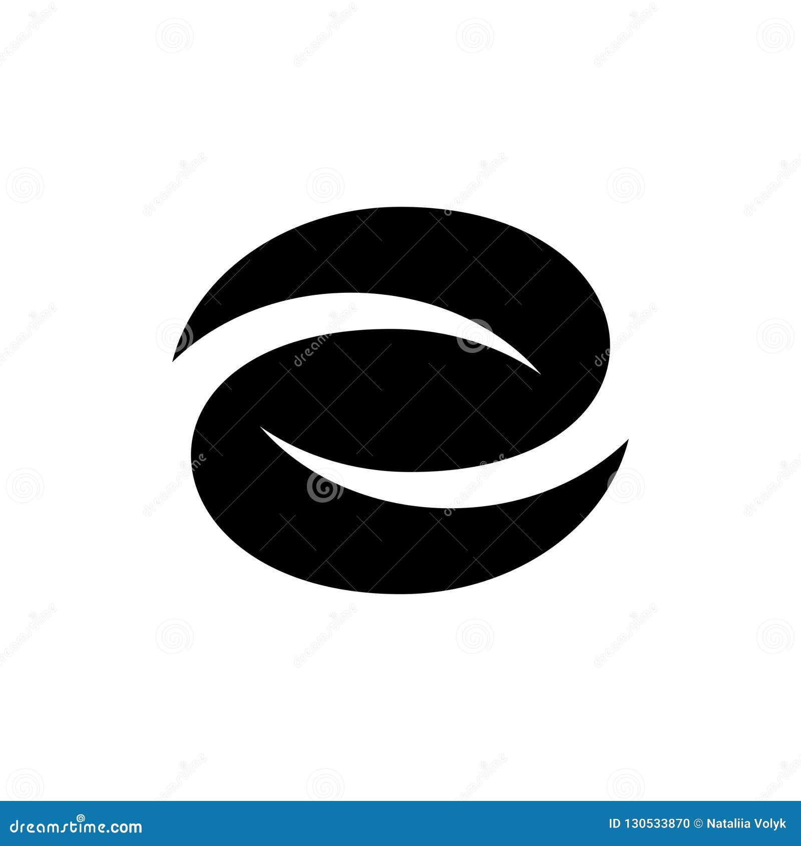 Logotipo de la letra de E ilustración del vector. Ilustración de marca ...