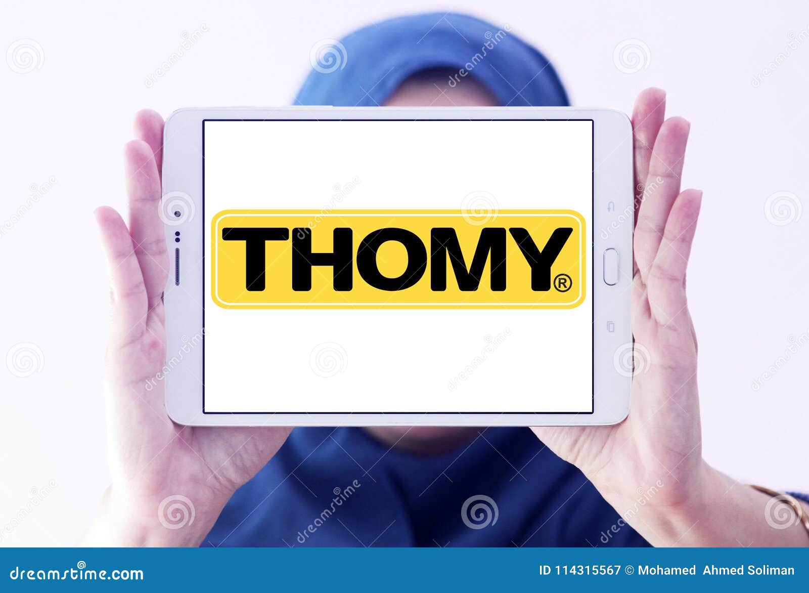 Logotipo De La Marca De La Comida De Thomy Fotografía editorial ...