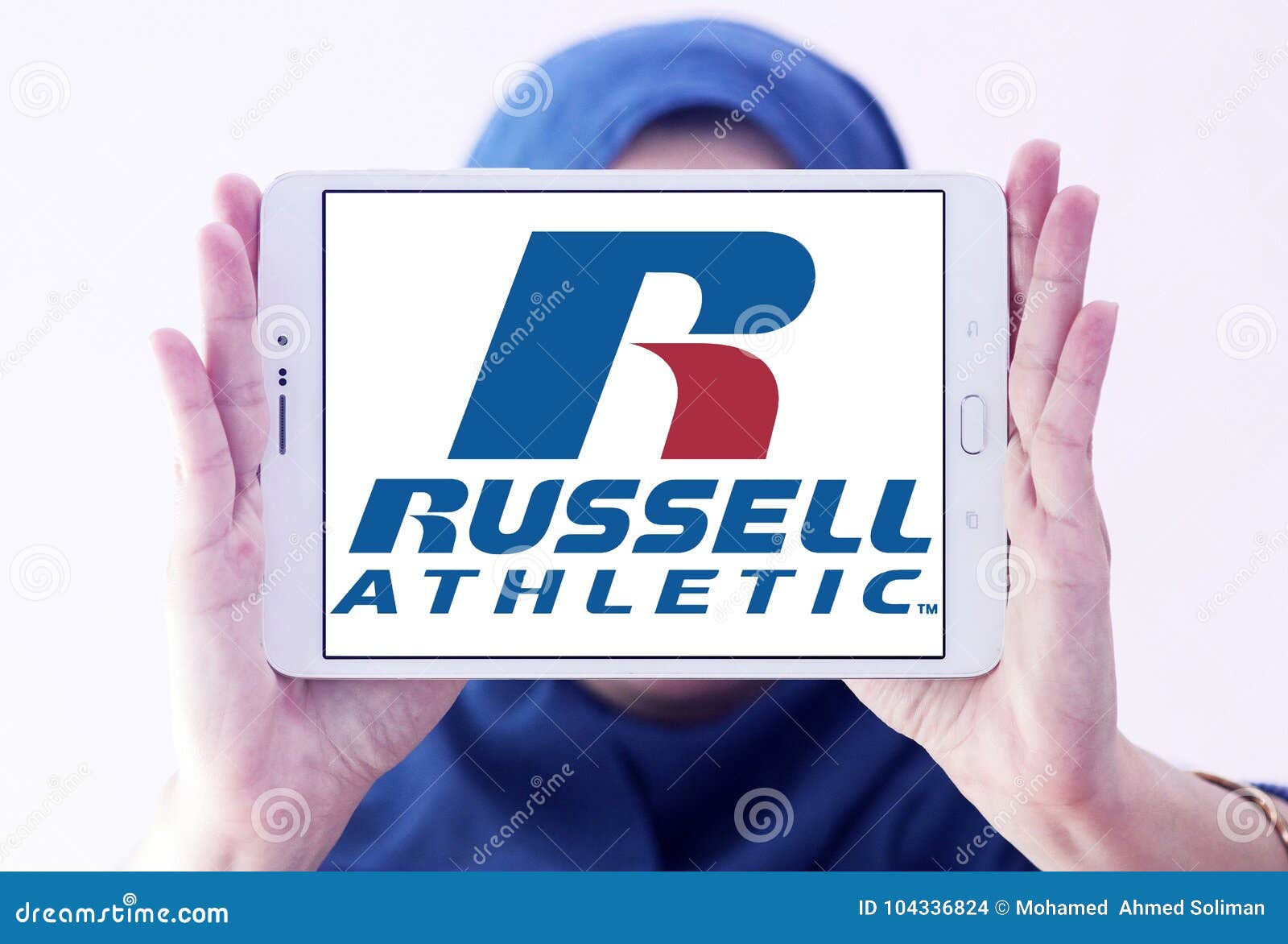 Logotipo De La Marca De Russell Athletic Imagen de archivo editorial ...