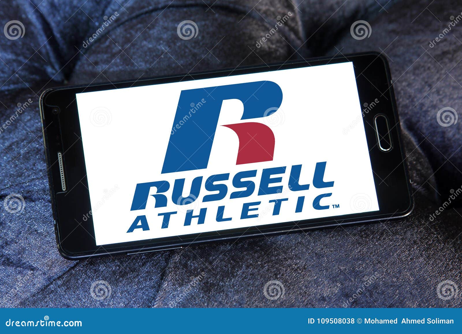 Logotipo De La Marca De Russell Athletic Foto de archivo editorial ...
