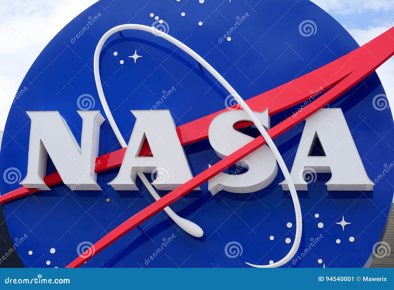 Logotipo de la NASA foto editorial. Imagen de ciencia - 94540001