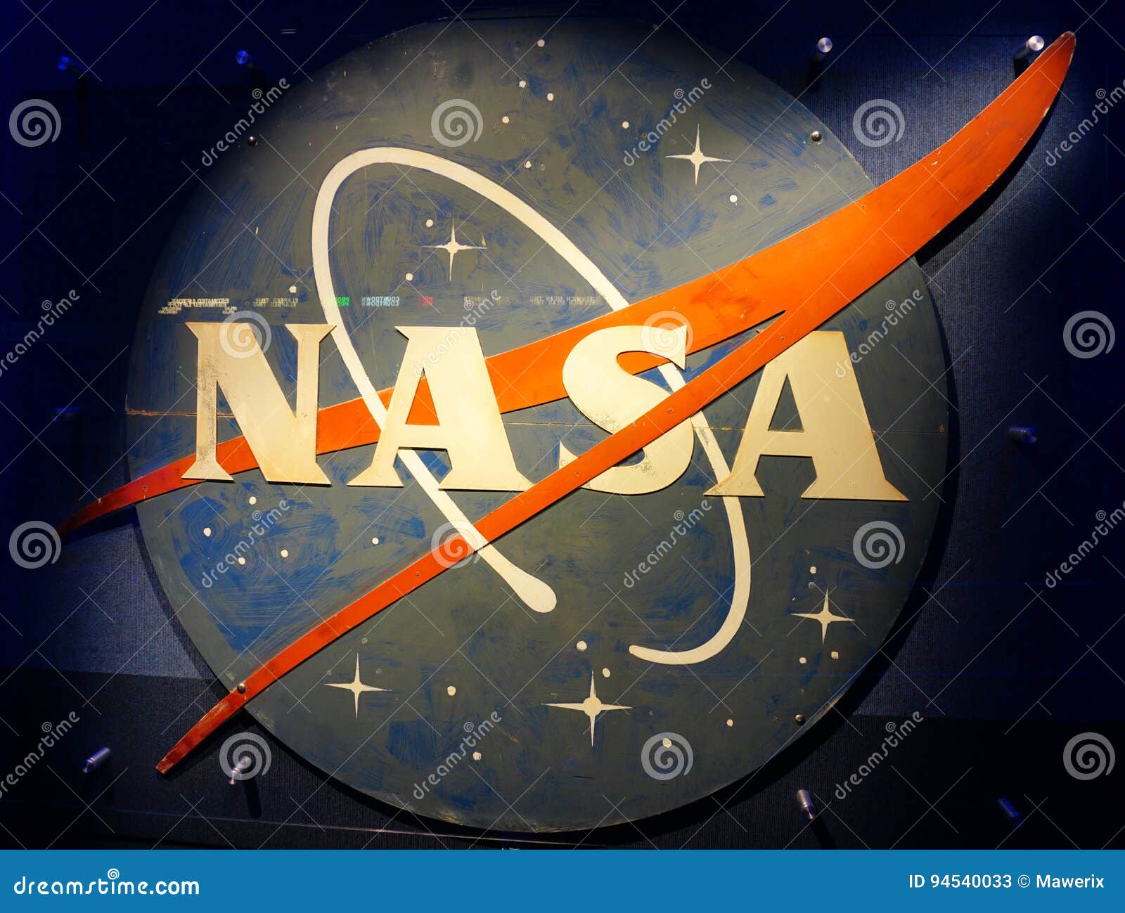 Logotipo de la NASA foto de archivo editorial. Imagen de ciencia - 94540033