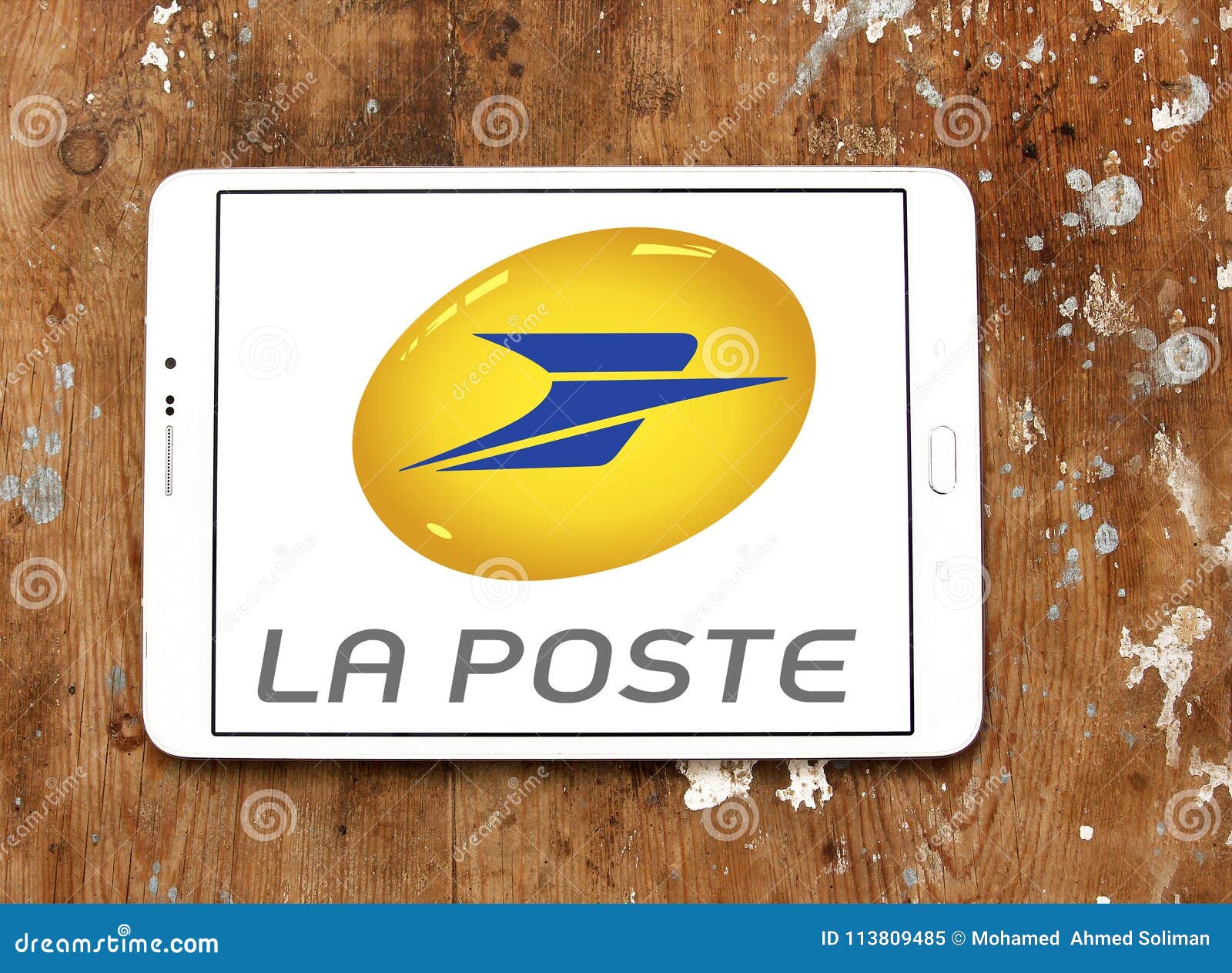 Logotipo De La Poste Francia Imagen editorial - Imagen de famoso ...